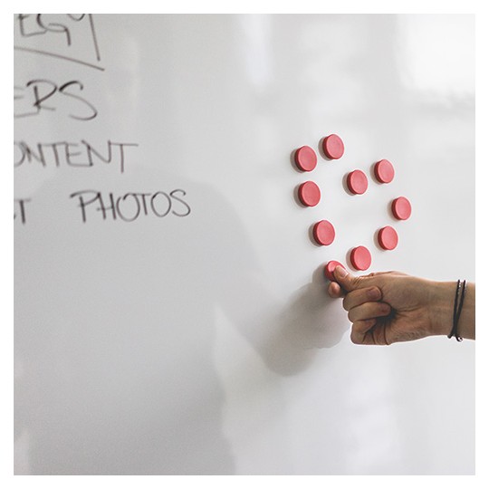 SELBSTKLEBENDE WHITEBOARD-FERROFOLIE, BREITE 1200 MM