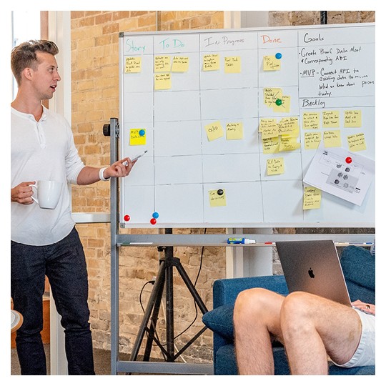 SELBSTKLEBENDE WHITEBOARD-FERROFOLIE, BREITE 1370 MM